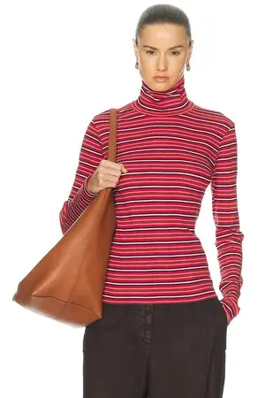 Dries Van Noten Hetala Top In Cream - Red