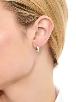 DEVATA Teardrop Hoop Earrings