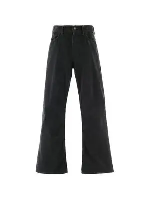 SAINT MXXXXXX Corduroy Flared Trousers - Black
