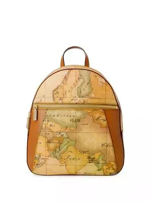ALVIERO MARTINI 1° CLASSE Geo Classic Map-print Backpack