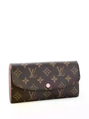 LOUIS VUITTON Emilie Wallet Monogram Canvas Small Wallets