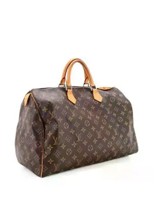 LOUIS VUITTON Speedy Handbag Monogram Canvas 40 Satchel