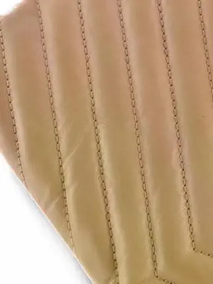 Saint Laurent Classic Monogram Wristlet Pouch Matelasse Chevron Leather Small Clutch Bag