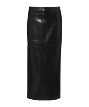 AGOLDE Hikson Leather-blend Pencil Skirt