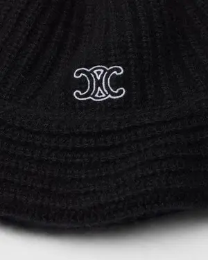 Celine Ribbed Cashmere Bucket