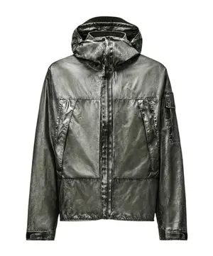 C.P. COMPANY Hooded Metallic-finish Jacket