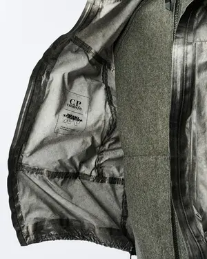 C.P. COMPANY Hooded Metallic-finish Jacket