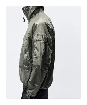 C.P. COMPANY Hooded Metallic-finish Jacket