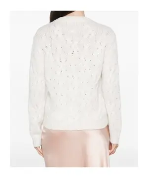 Fabiana Filippi V-neck Long-sleeve Knit Top