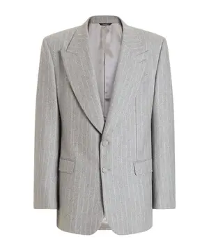 Dolce & Gabbana Dolce Gabbana Pinstriped Single-breasted Blazer - Multicolor
