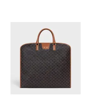 Celine 1 Suit Garment Bag In Triomphe Canvas And Calfskin