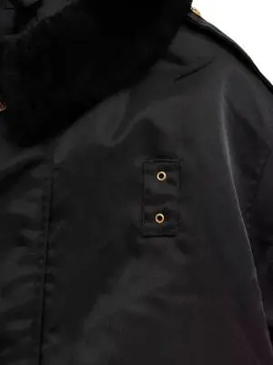WILLY CHAVARRIA Faux-fur Collar Bomber Jacket