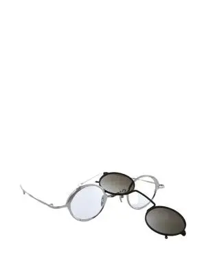 RIGARDS X Ziggy Chen Vintage Round-frame Clip-on Glasses