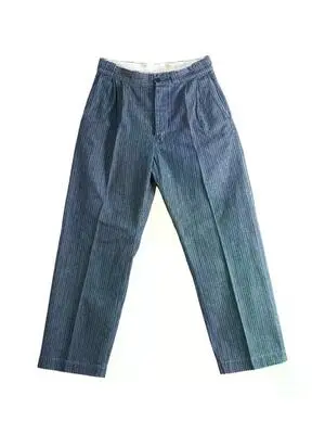 TAIGA TAKAHASHI Lot.723 Striped Pleated Trousers