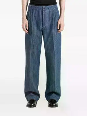 TAIGA TAKAHASHI Lot.723 Striped Pleated Trousers