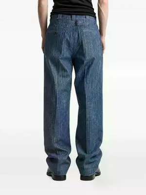 TAIGA TAKAHASHI Lot.723 Striped Pleated Trousers