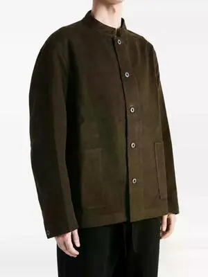 TAIGA TAKAHASHI Lot.307 Buckled-strap Band-collar Jacket