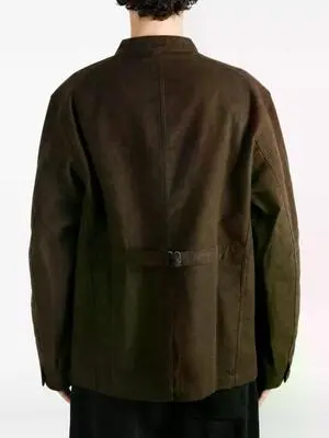 TAIGA TAKAHASHI Lot.307 Buckled-strap Band-collar Jacket