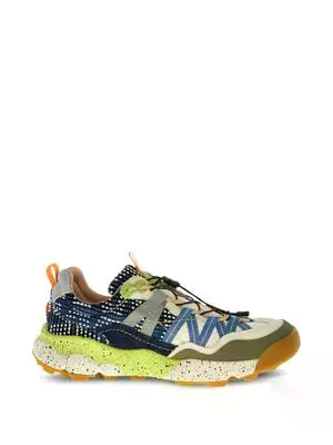 FLOWER MOUNTAIN Iwano 2 Sashiko Sneakers - Blue