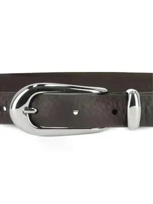 ORCIANI Soft Pebbled-leather Belt