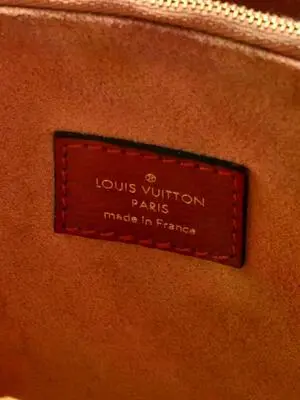 LOUIS VUITTON Flandrin Handbag Monogram Canvas And Leather Tote Bag - Red