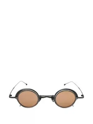 RIGARDS X Ziggy Chen Vintage Round-frame Clip-on Glasses - Grey
