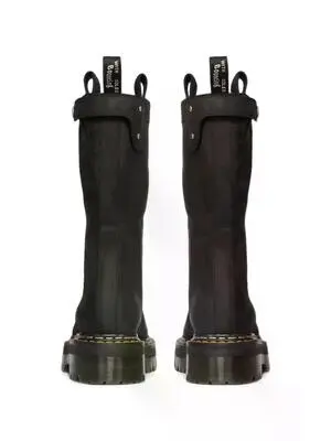 Rick Owens X Dr. Martens Quad Buckle-strap Biker Boots