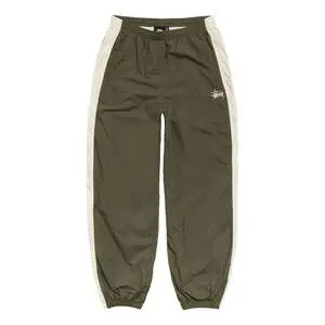 StÜssy Side Stripe Track Pant - Olive