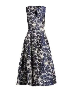 SARA ROKA Midi Dress Size Cotton, Acetate, Polyester