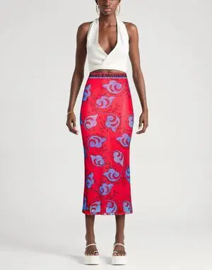 Versace Midi Skirt Size Polyamide, Elastane