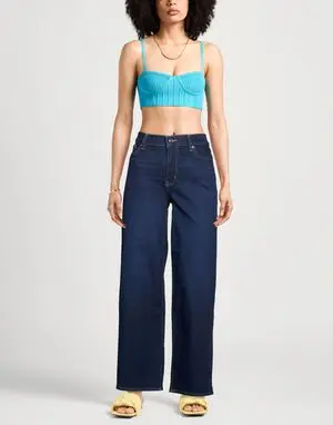 FRAME Le Slim Palazzo Jeans Size Cotton, Polyester, Lyocell, Elastane