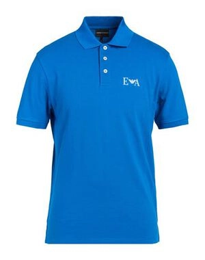 Emporio Armani Polo Shirt Size Cotton - Azure