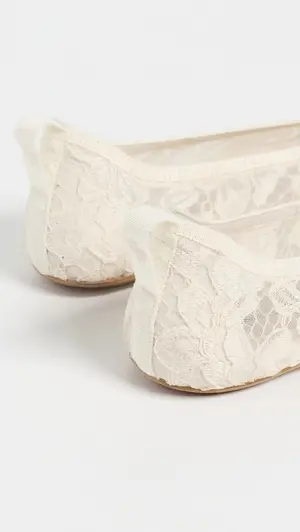 BRAVE PUDDING Lace Lights Flats