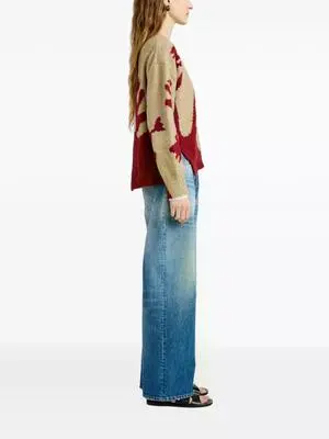 Proenza Schouler White Label Cathy Floral-motif Sweater