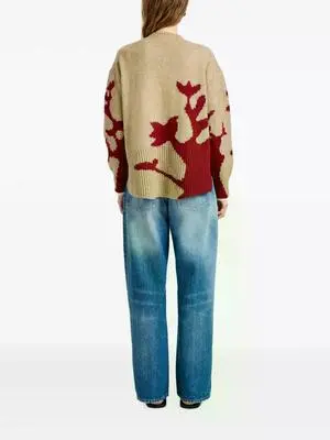 Proenza Schouler White Label Cathy Floral-motif Sweater