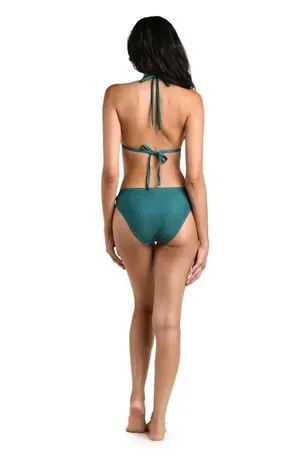 La Blanca Courtyard Palms Adjustable Loop Bikini Bottoms - Jungle
