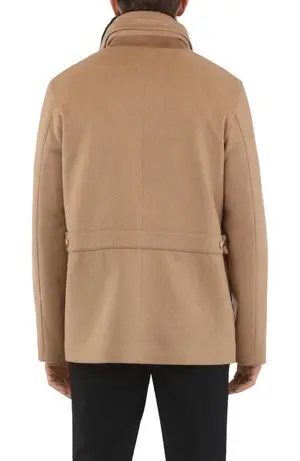 Gorski Jacket Crafted From Loro Piana Wool With Detachable Genuine Shearling Collar