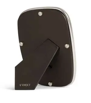 L'Objet Platinum-plated Knot Photo Frame