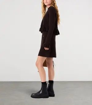 Maje Cable-knit Mini Dress