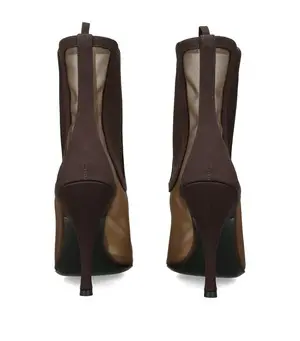 Alaïa Mesh Heeled Chelsea Boots 100