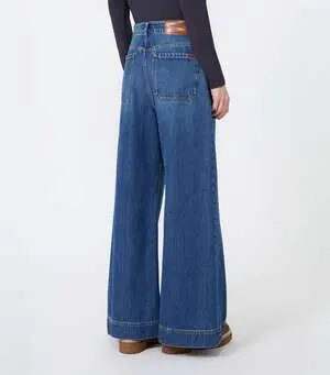 Max Mara High-rise Wide-leg Jeans