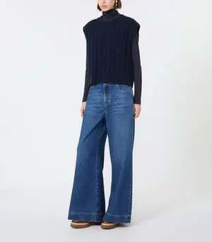 Max Mara High-rise Wide-leg Jeans
