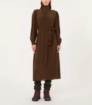 Max Mara Silk Maxi Dress