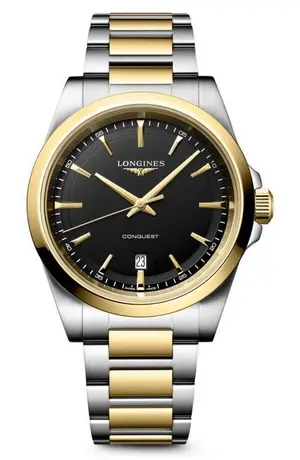 LONGINES Conquest Automatic Bracelet Watch - Black