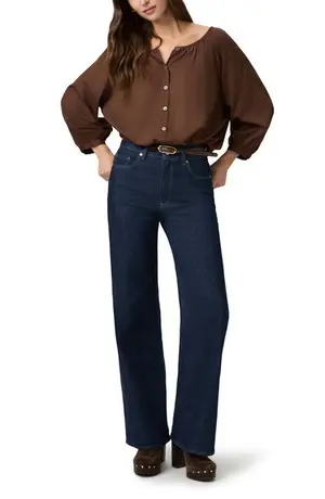 Paige Sasha High Waist Wide Leg Jeans