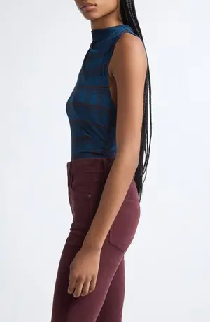 Veronica Beard Sylviani Funnel Neck Tank