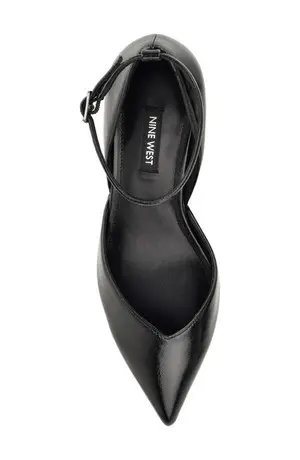 Nine West Kory Faux Leather Pointed Toe Pump - Black