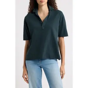 Frank & Eileen Patty Short Sleeve Popover Tee - Pine