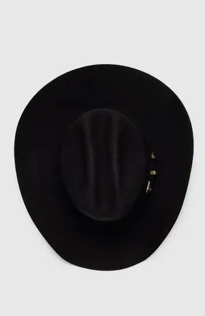 MANELA The Bronson Cowboy Hat - Black