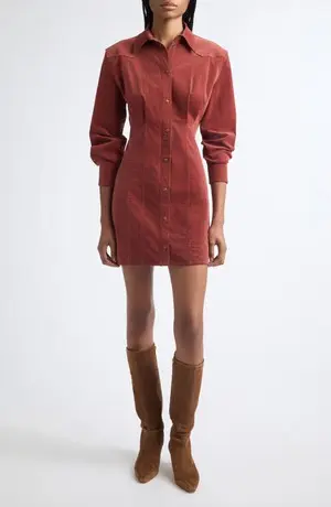 Veronica Beard Evren Mini Shirtdress
